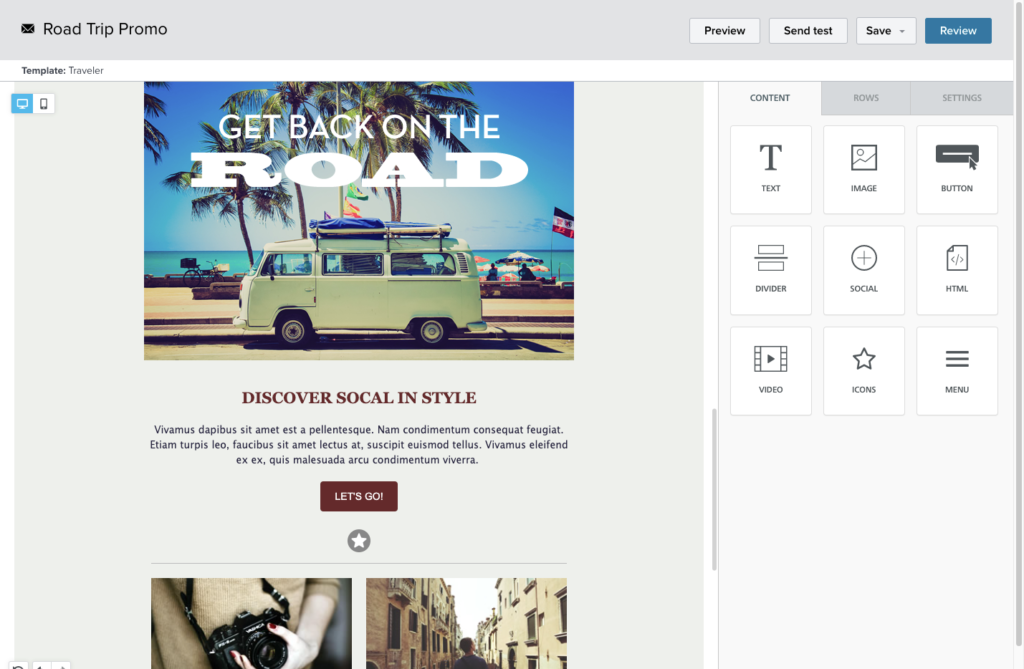 What’s changed in the new drag and drop editor – Email Marketing Self Help